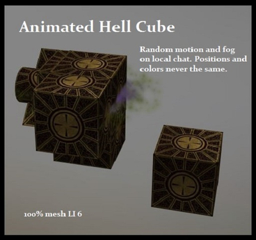 Second Life Marketplace - Hell Cube Animated